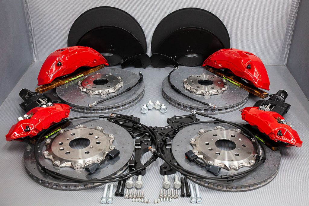 Dodge RAM TRX carbon-ceramic brake system with titanium tops 440-40 410 ...