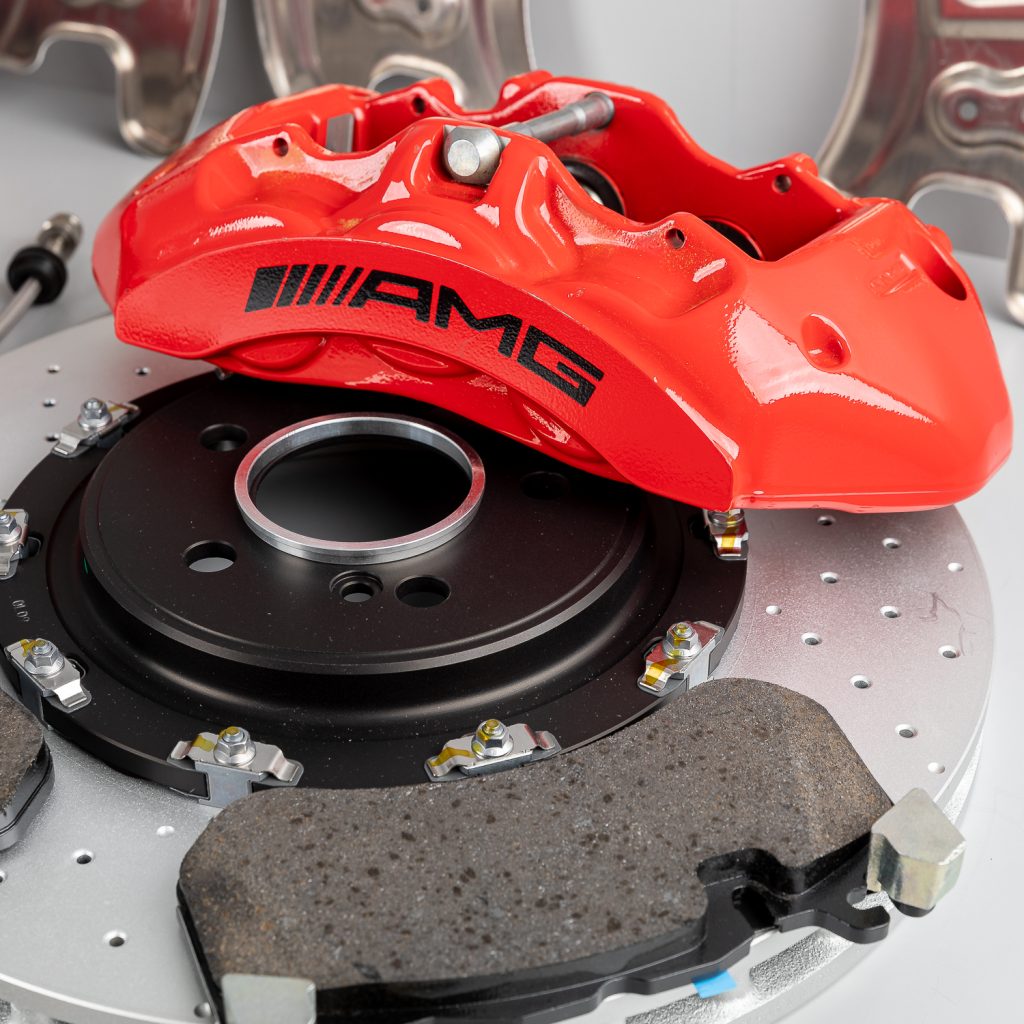 Mercedes-Benz C W205 E W213 GLC W253 CLS W257 Big RED AMG brake kit ...